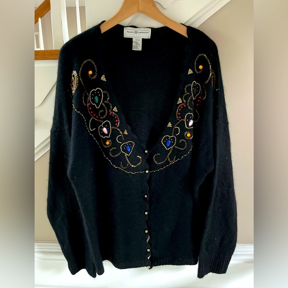 Maggie Lawrence | Sweaters | Vintage Maggie Lawrence Embellished ...